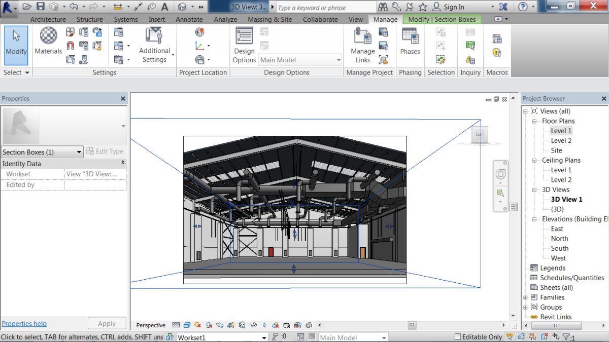 How to create section view in Perspective by using Revit? - Tesla CAD AU