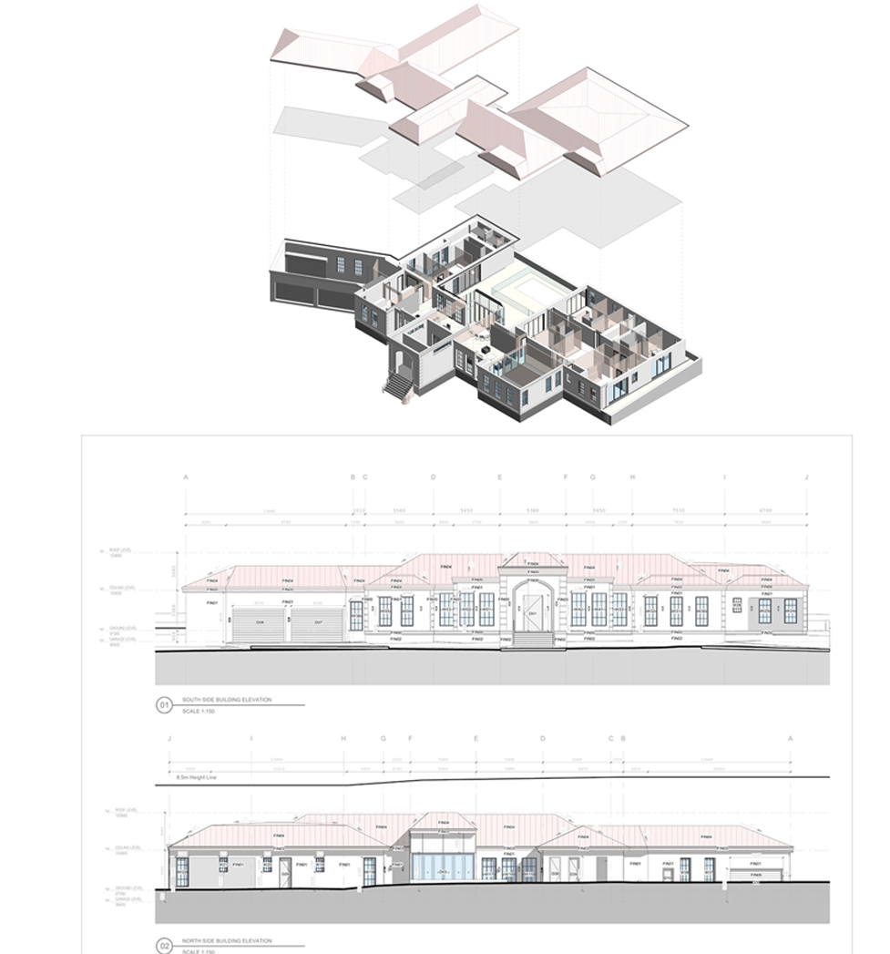CAD to BIM Conversion for a Residential Building using Revit - Tesla CAD AU