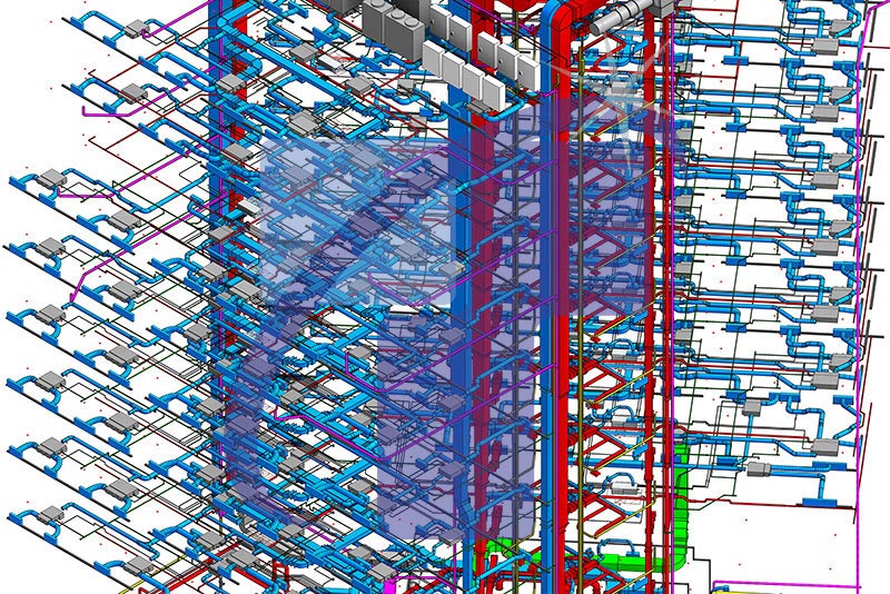 MEP BIM Services & MEP Shop Drawing Samples | TeslaCAD