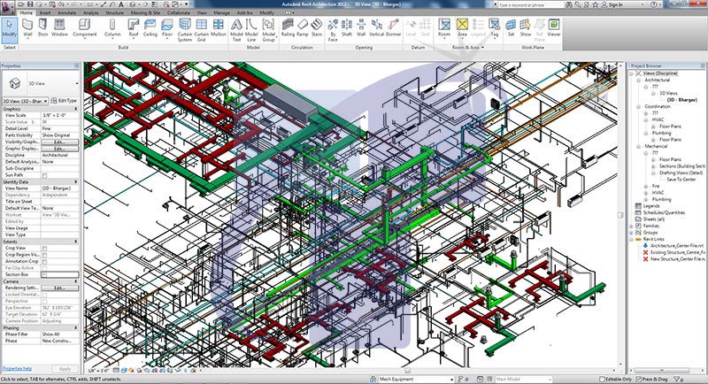 MEP BIM Services & MEP Shop Drawing Samples | TeslaCAD